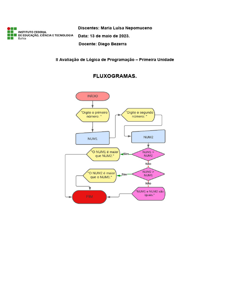 FLUXOGRAMAS - Docx - Documentos Google | PDF