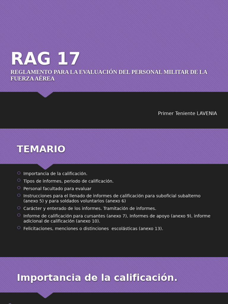 Rag 17 | PDF | Evaluación