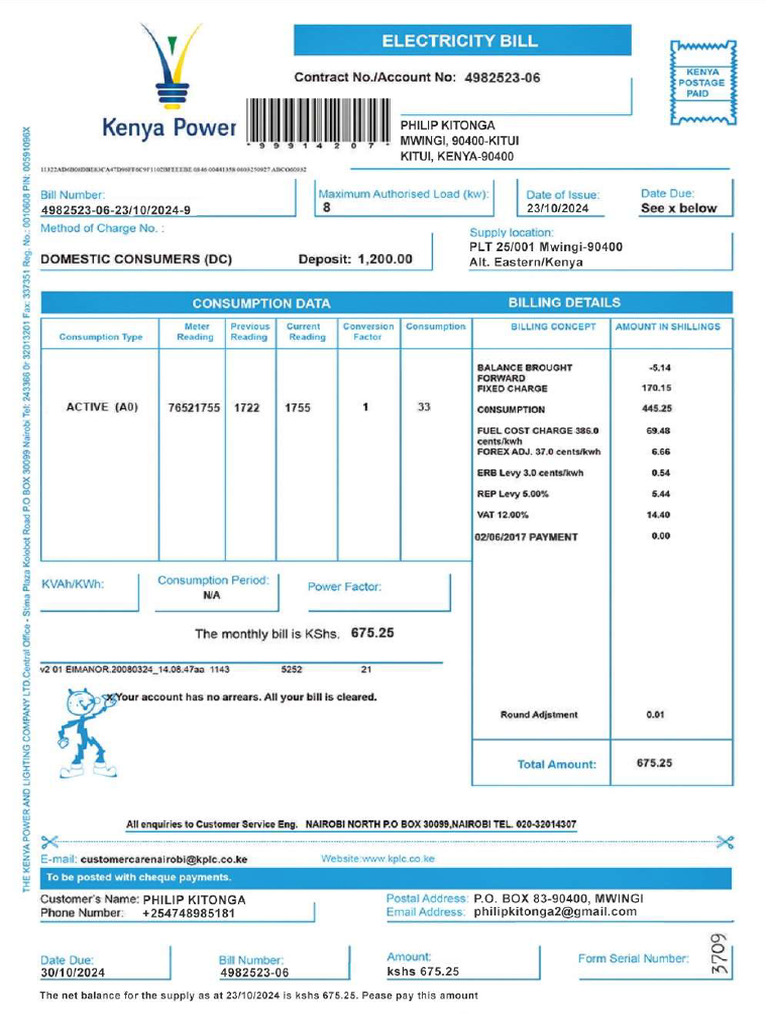 PHILIP KITONGA KPLC | PDF
