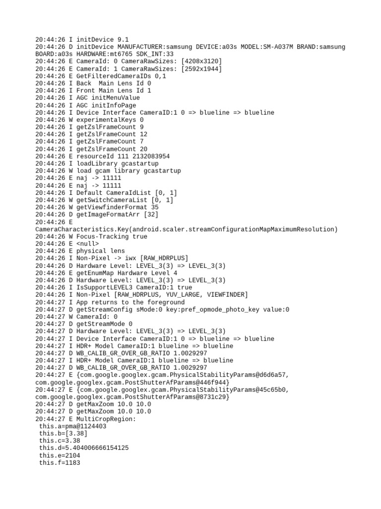 Log 20240203 | PDF | Mobile Computers | Smartphone