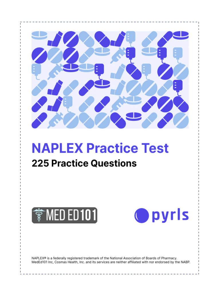 2024 NAPLEX Practice Test - Answers | PDF | Pneumonia | Nonsteroidal ...