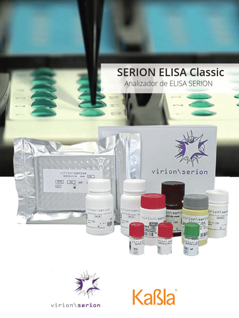 Virion Serion Elisas - Folleto | PDF | Elisa | Anticuerpo
