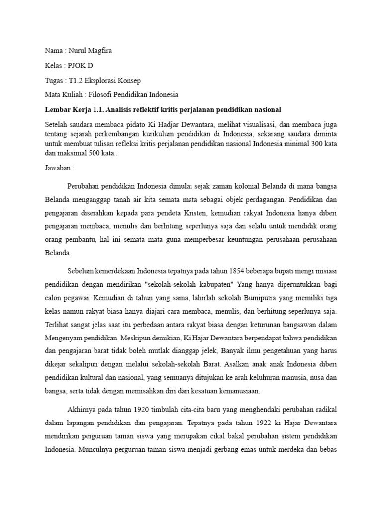 T1.2 Eksplorasi Konsep Filosofi - Magfira | PDF | Sejarah | Agama ...