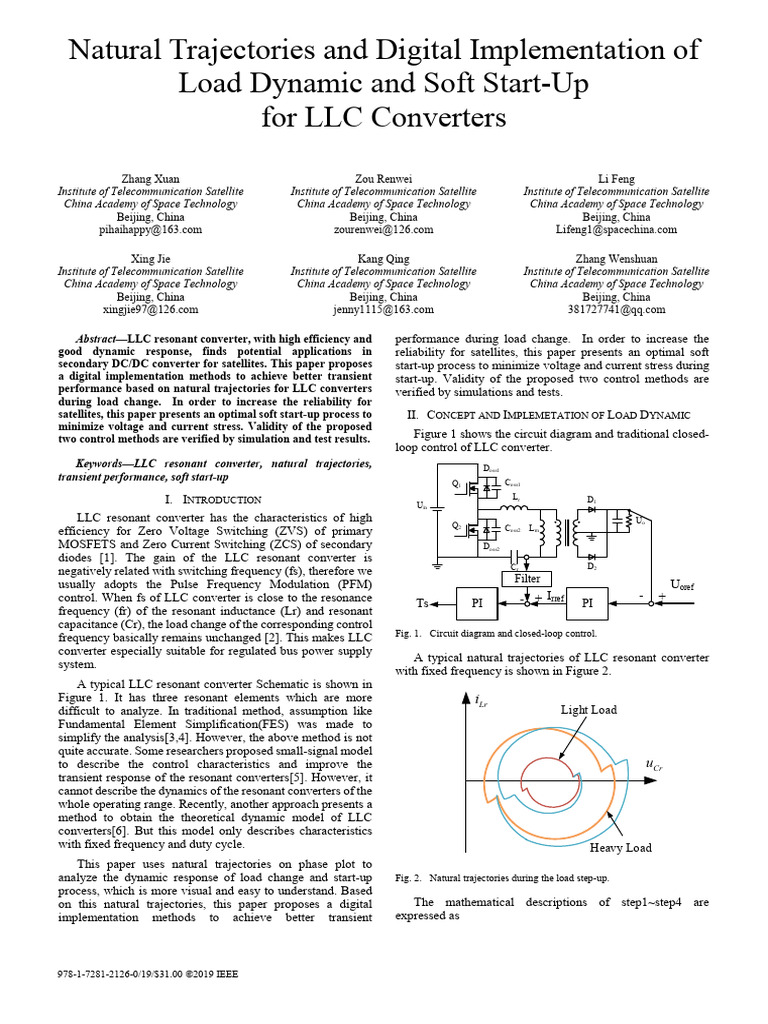 Natural Trajectories and Digital Implementation of Load Dynamic and ...