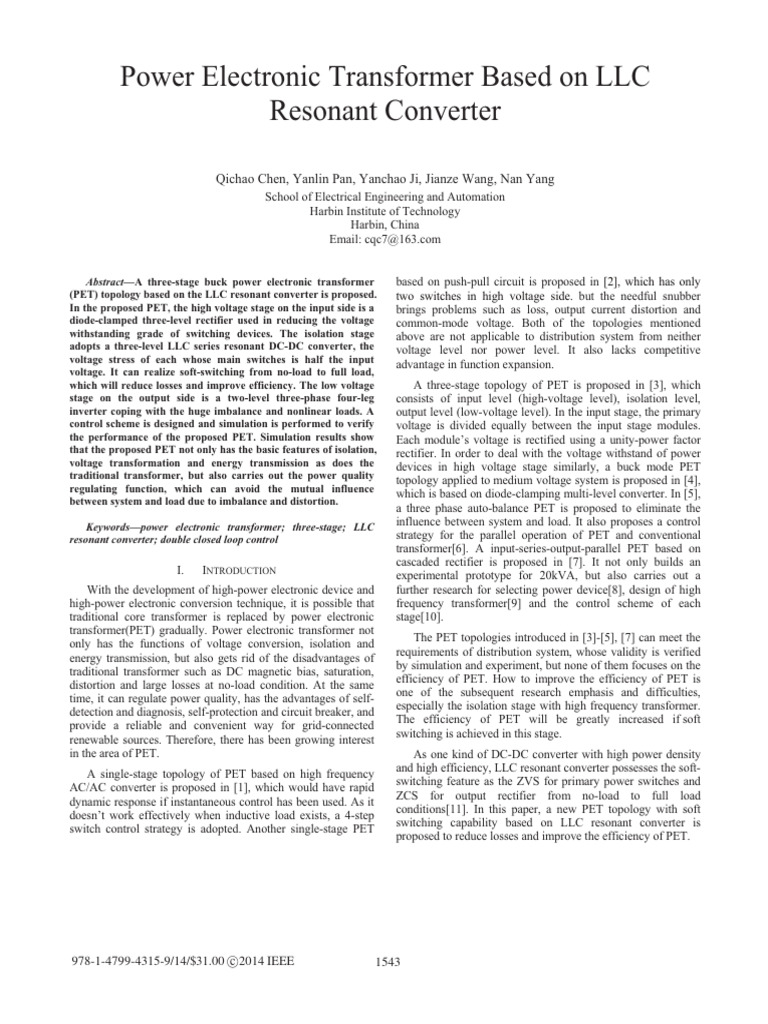 Power_electronic_transformer_based_on_LLC_resonant_converter | PDF ...