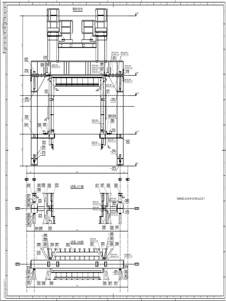 Reference Drawing-4 - Steel - Structure - GA | PDF