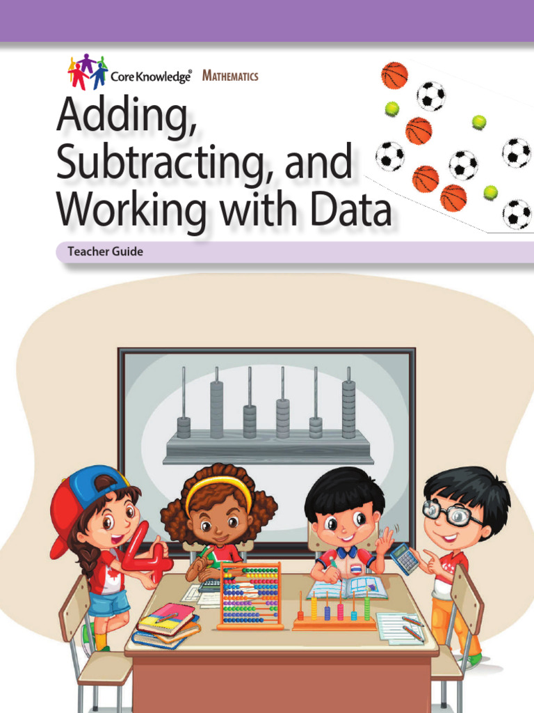 Adding, Subtracting, and Working With Data - Grade 1 Teacher Guide ...