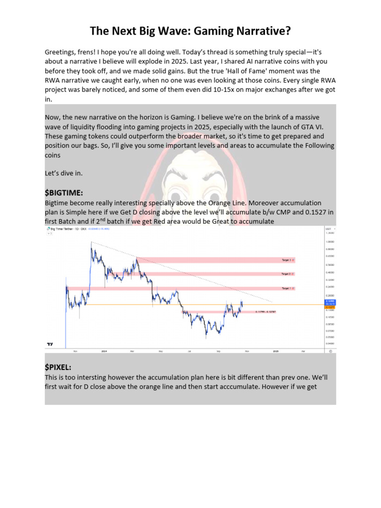 The Next Big Wave - Gaming Narrative | PDF