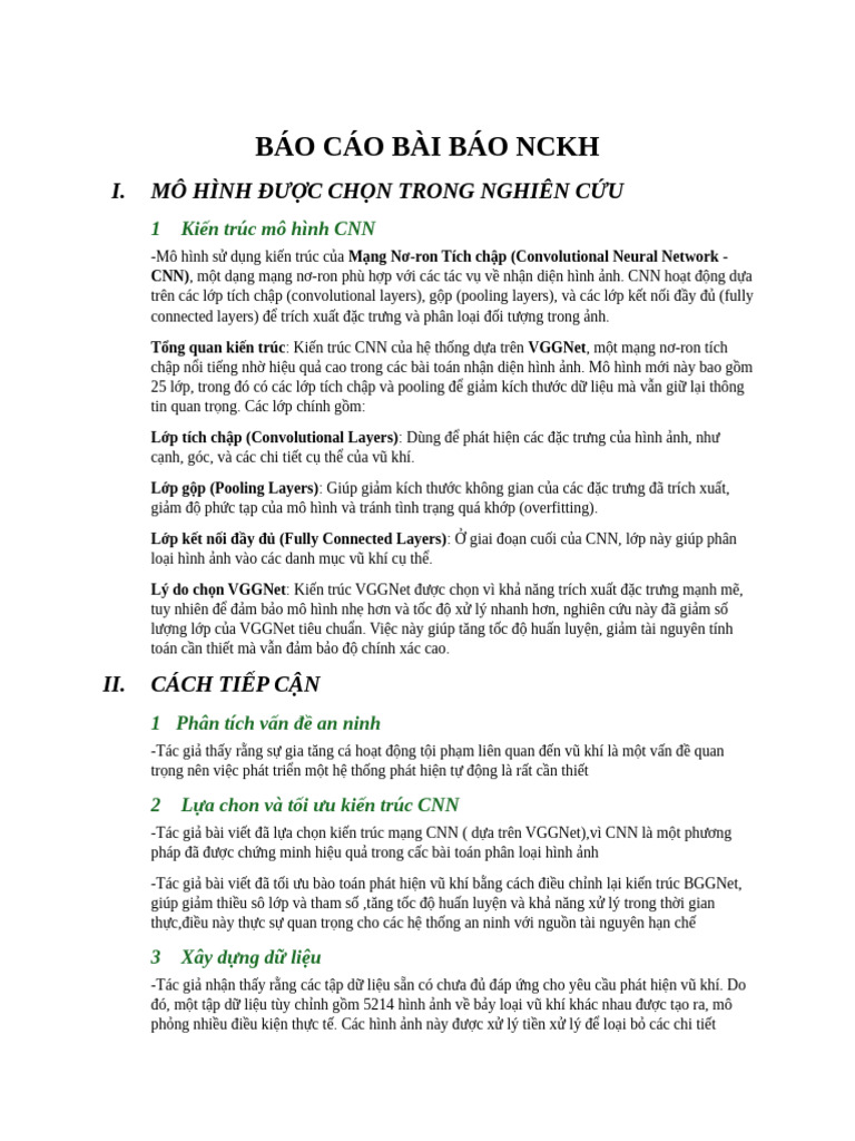 Báo Cáo Bài Báo NCKH | PDF