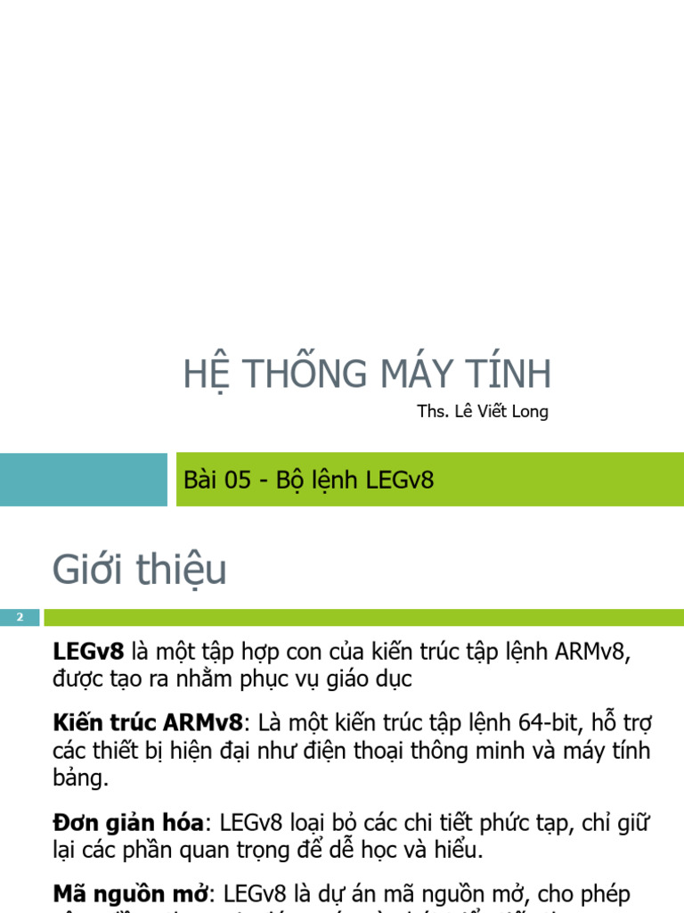 Bai05 - Bo Lenh LegV8 | PDF