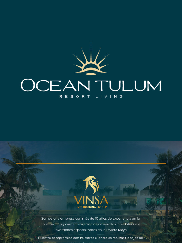 (ESP) Ocean Tulum - Brochure | PDF