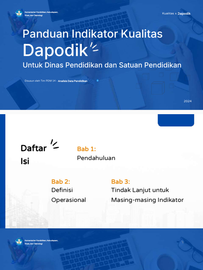Panduan Indikator Kualitas Dapodik Untuk Dinas Pendidikan Dan Satuan ...