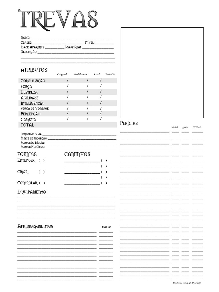 ficha_mago_trevas | PDF