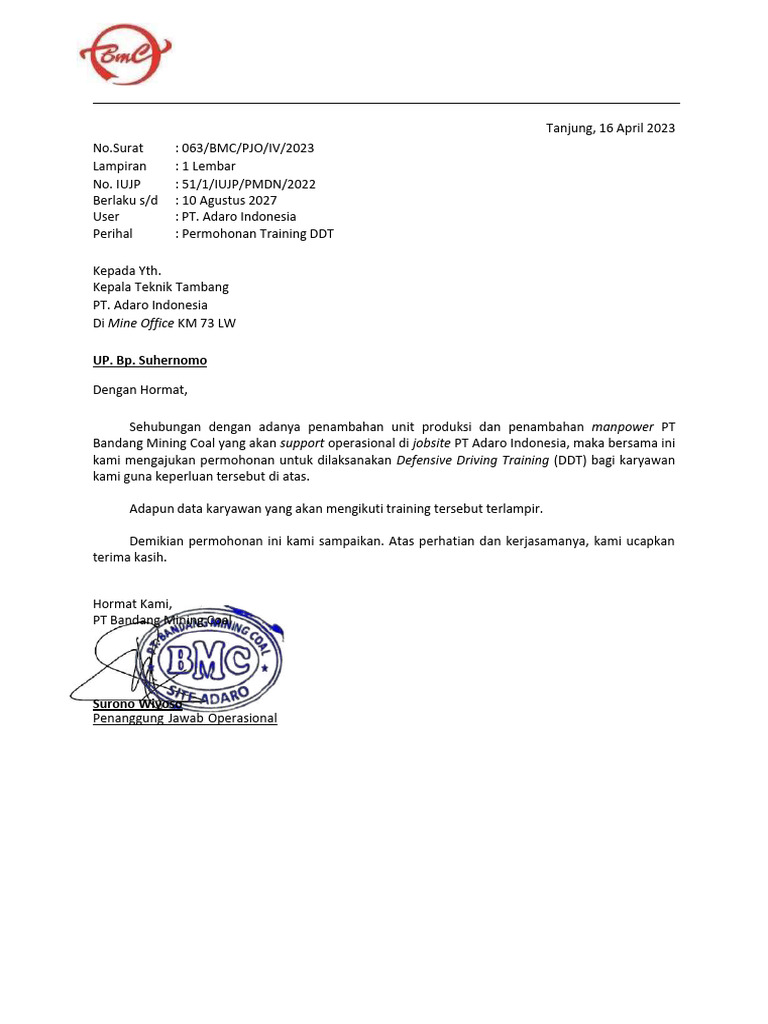 Permohonan Ddt (16 April 2023) | PDF