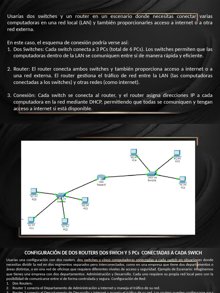 Presentación1 1 | PDF | Enrutador (Computación) | Red de computadoras