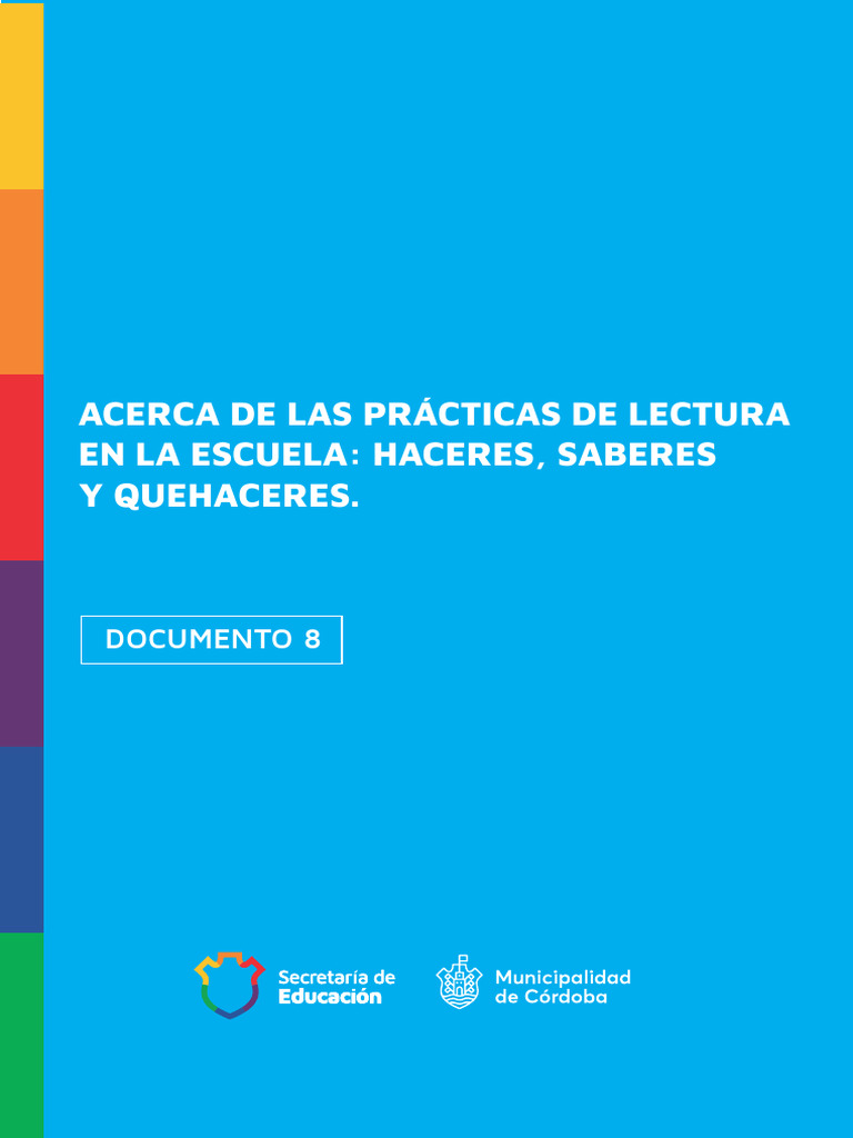 Prácticas de Lectura en la Escuela | PDF | Enseñando | Aprendizaje
