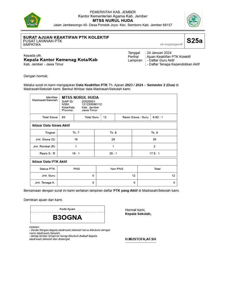 S25 MTSS Nurul Huda | PDF
