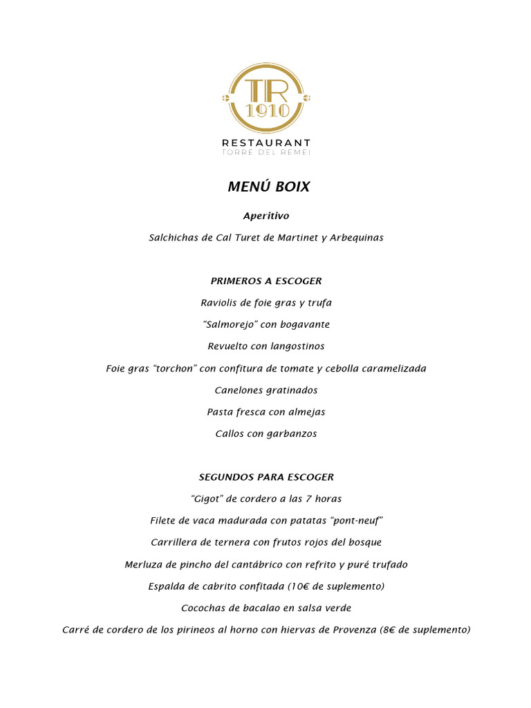 Menu ESP Verano2024 | PDF