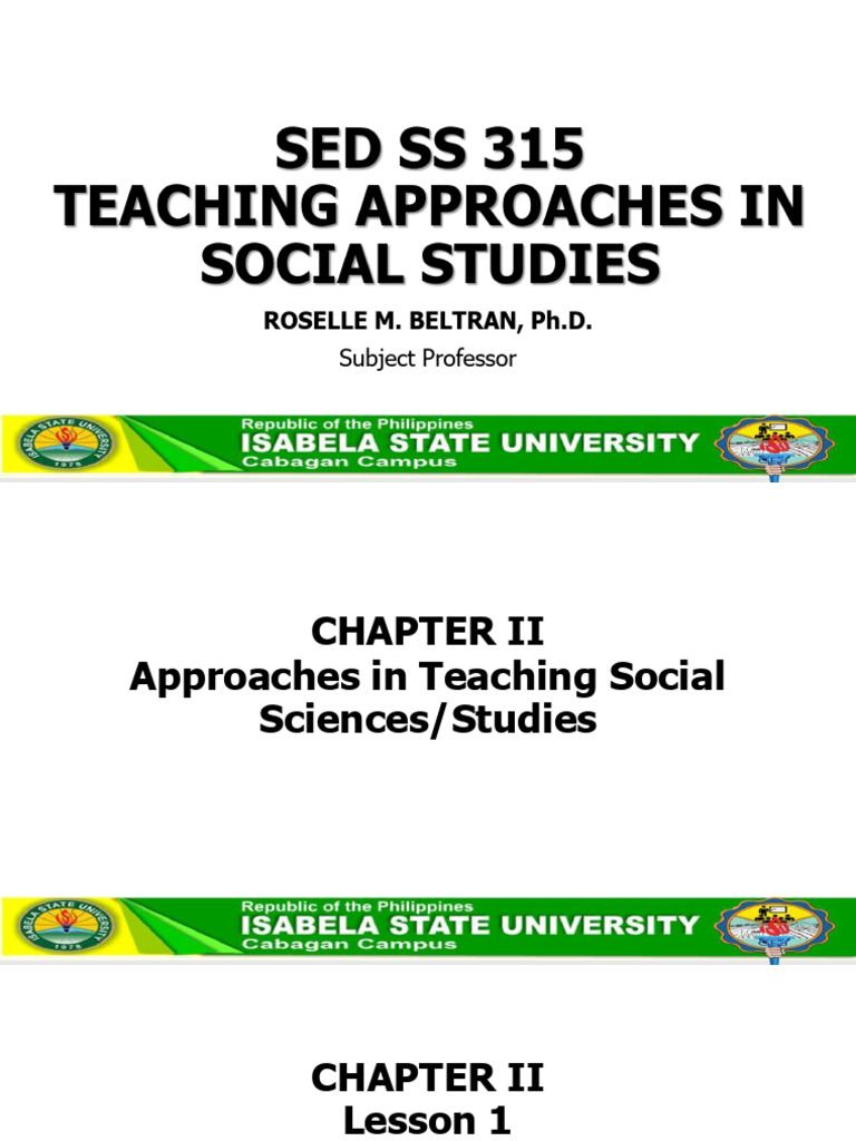 Learning Theories in Social Studies | PDF | Learning | Constructivism ...