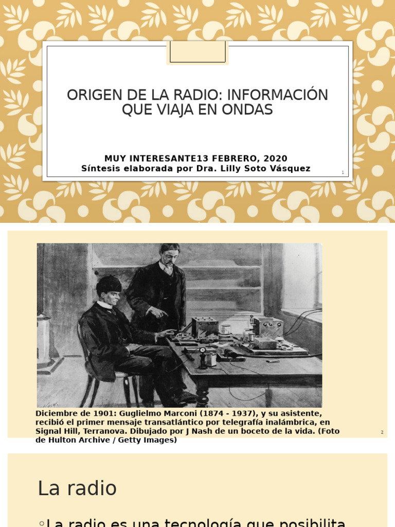 Origen de La Radio | PDF | Radio | Nikola Tesla