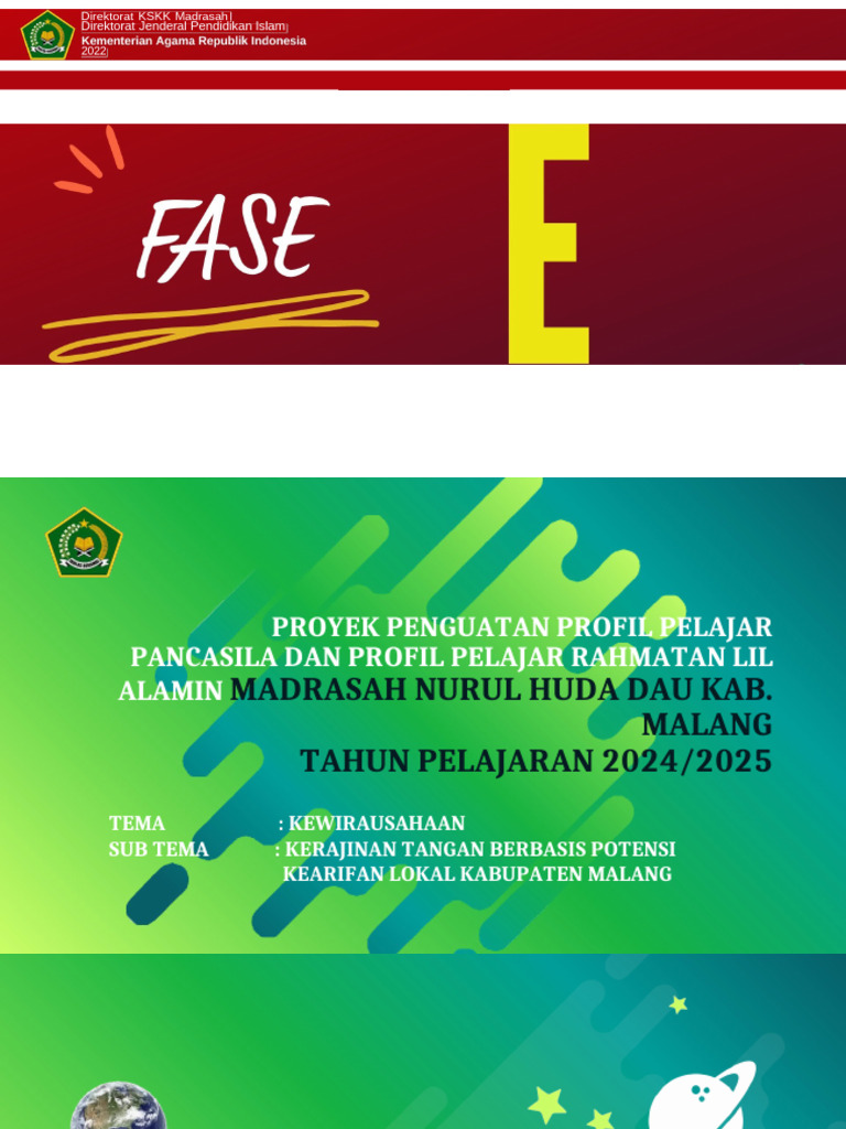 Modul P5PPRA Fase E | PDF | Seni