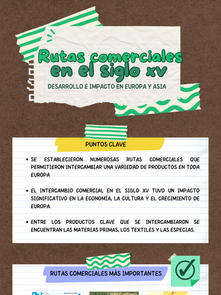 Rutas Comerciales del Siglo XV | PDF
