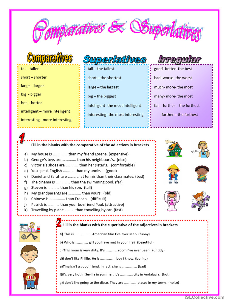 Comparatives and Superlatives | PDF