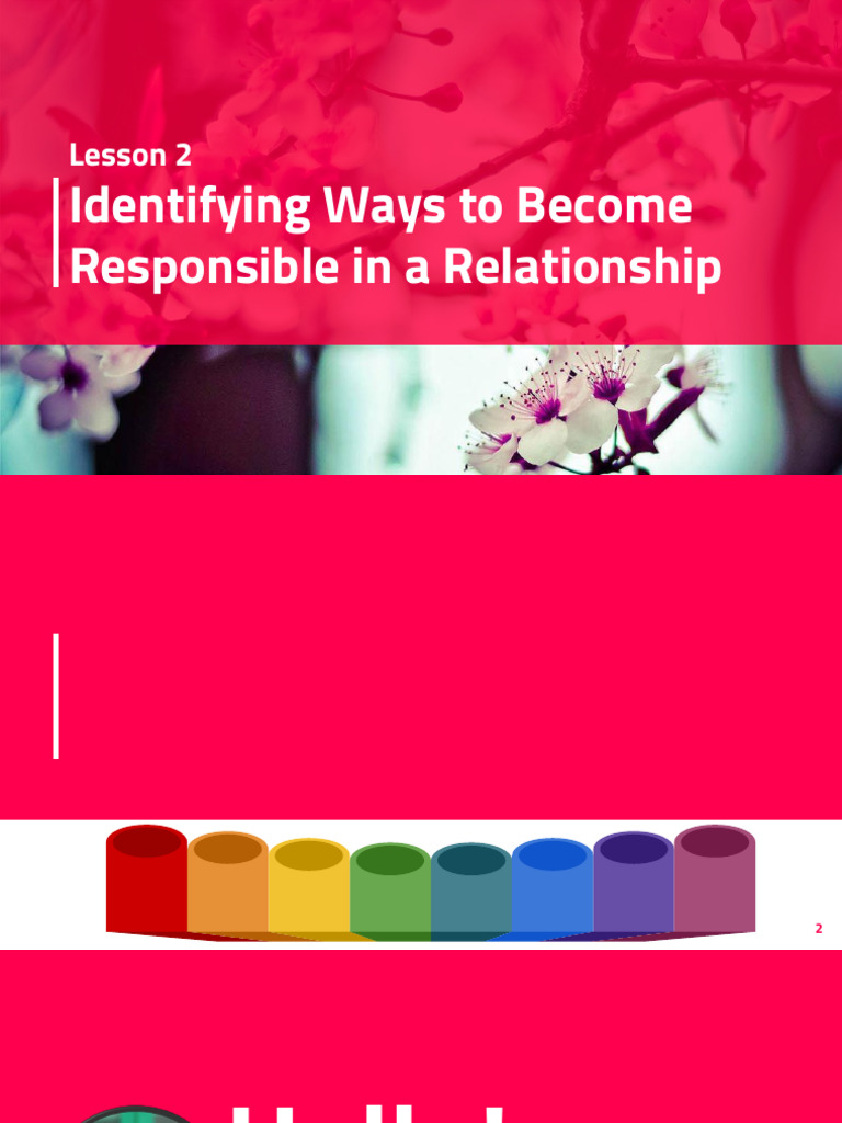 Responsible Relationships Guide | PDF | Community | Leadership