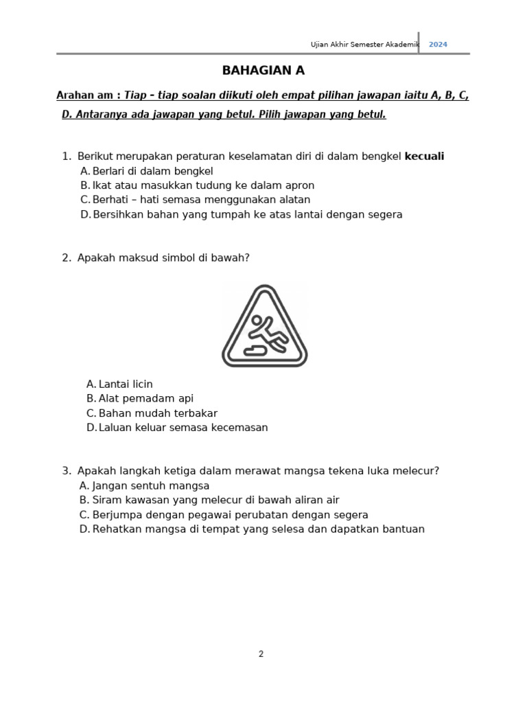 RBT Y4 Uasa 2024 | PDF