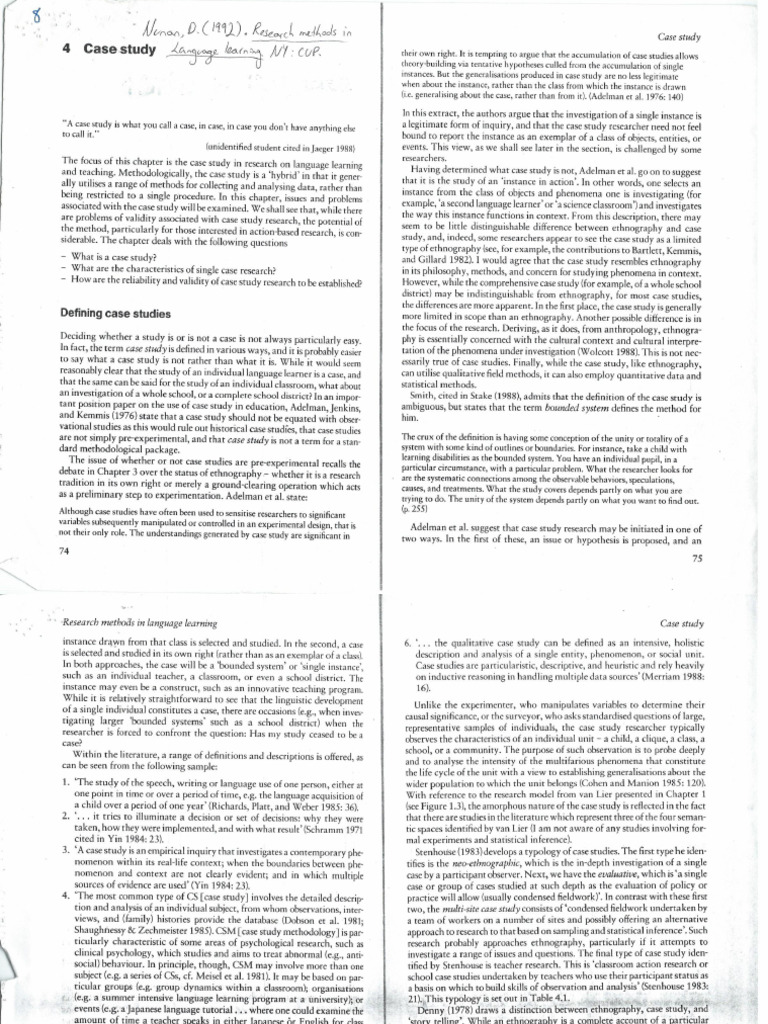 Case Study Nunan | PDF