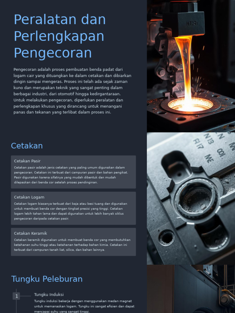 Peralatan-dan-Perlengkapan-Pengecoran (1) .PPTX 20240930 111535 0000 | PDF