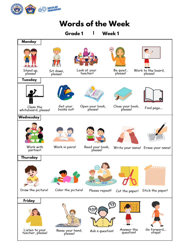 A3 - Words of The Week Template - 20240727 - 133657 - 0000 | PDF