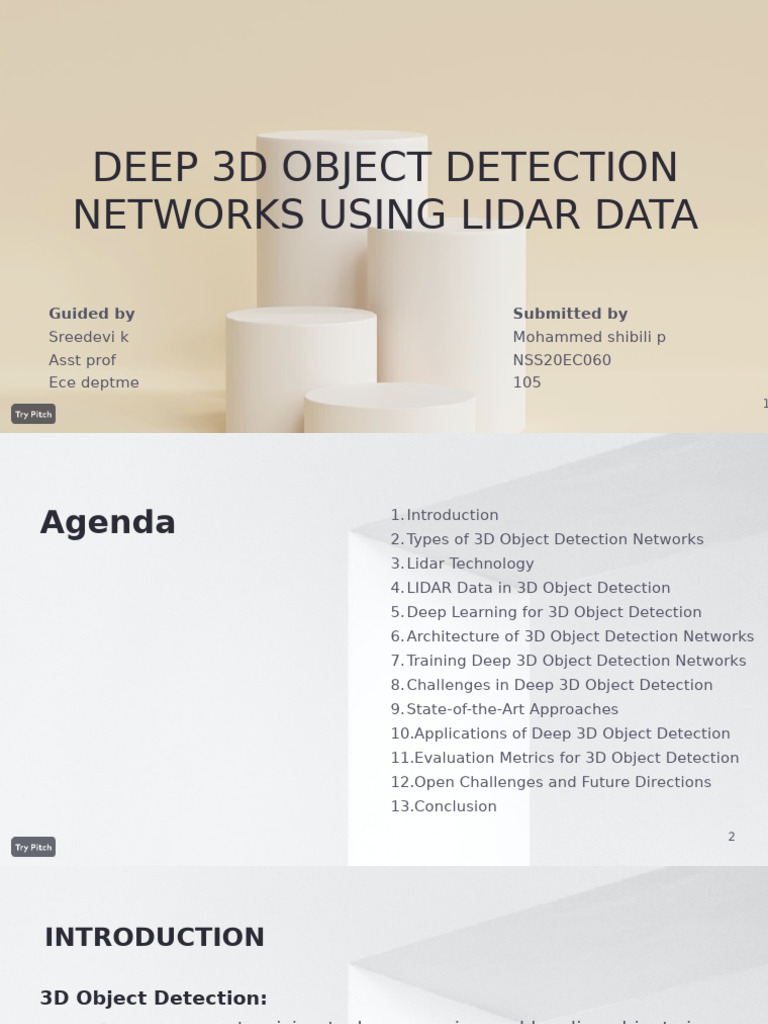 Deep 3d Object Detection Networks Using Lidar Data Pdf Lidar