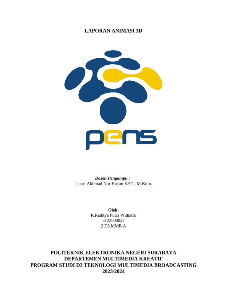 Raditya Putra - ANIMASI 3D | PDF