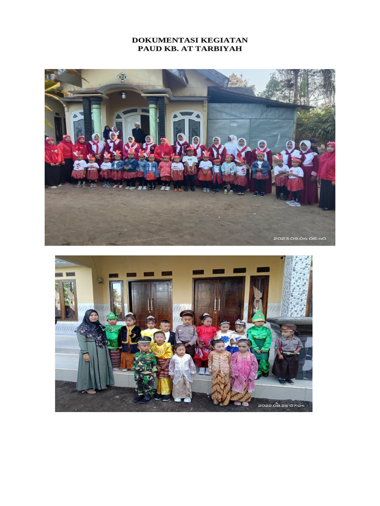 Giat Paud Word | PDF