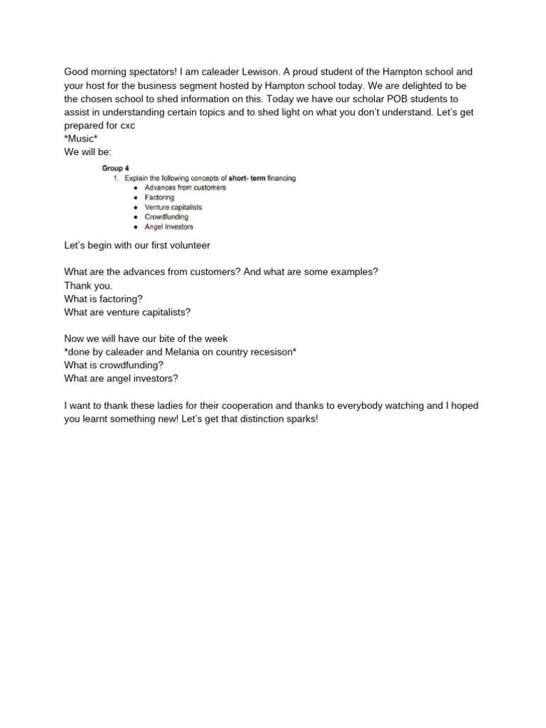 POB Presentation | PDF | Business | Social Science