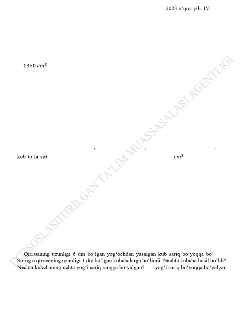 5-Sinf BSB-8 2-V | PDF