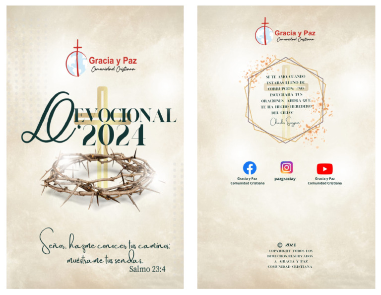 Portada Devocional 2024 | PDF