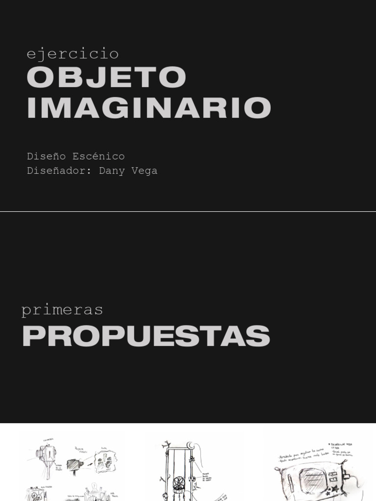 Ejercicio Objeto Imaginario | PDF