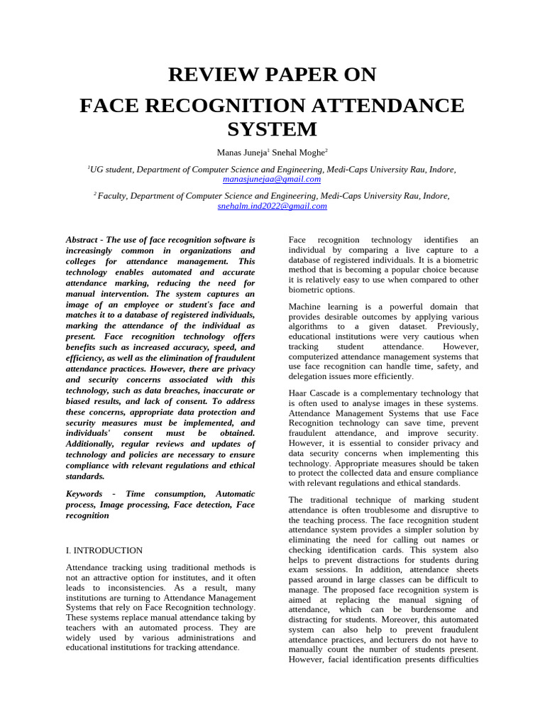 EN19EL301070 FaceRecognition | PDF | Computer Vision | Raspberry Pi