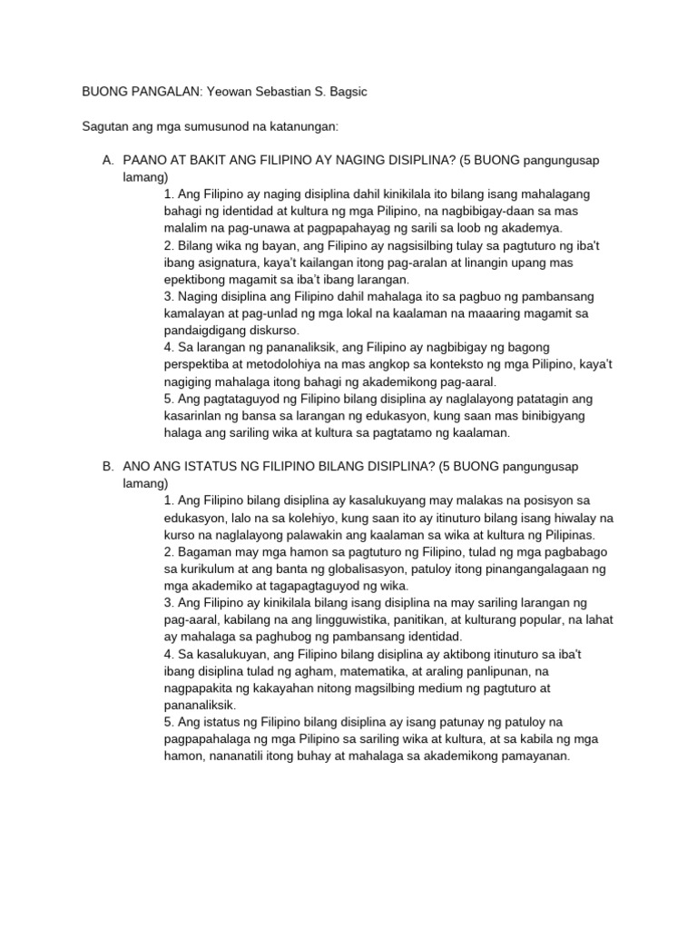 Yeowan Sebastian Bagsic - PRELIM PT 2 RIZAL | PDF