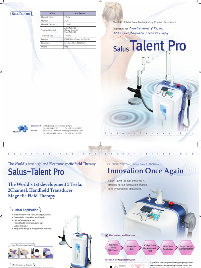 Salus Talent Pro.pdf | PDF | Pain | Clinical Medicine