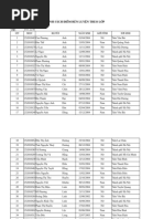 Danh Sach Hoc Sinh | PDF