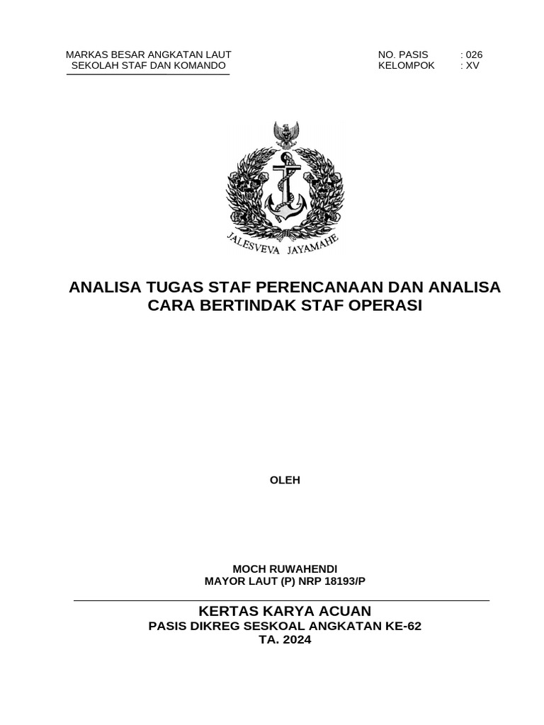 ATS Dan CB Asops | PDF