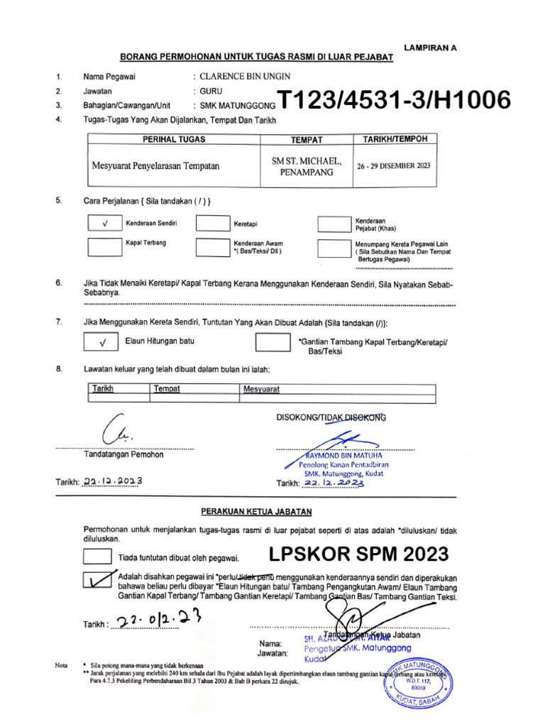 Lampiran A (1) - 115351 | PDF