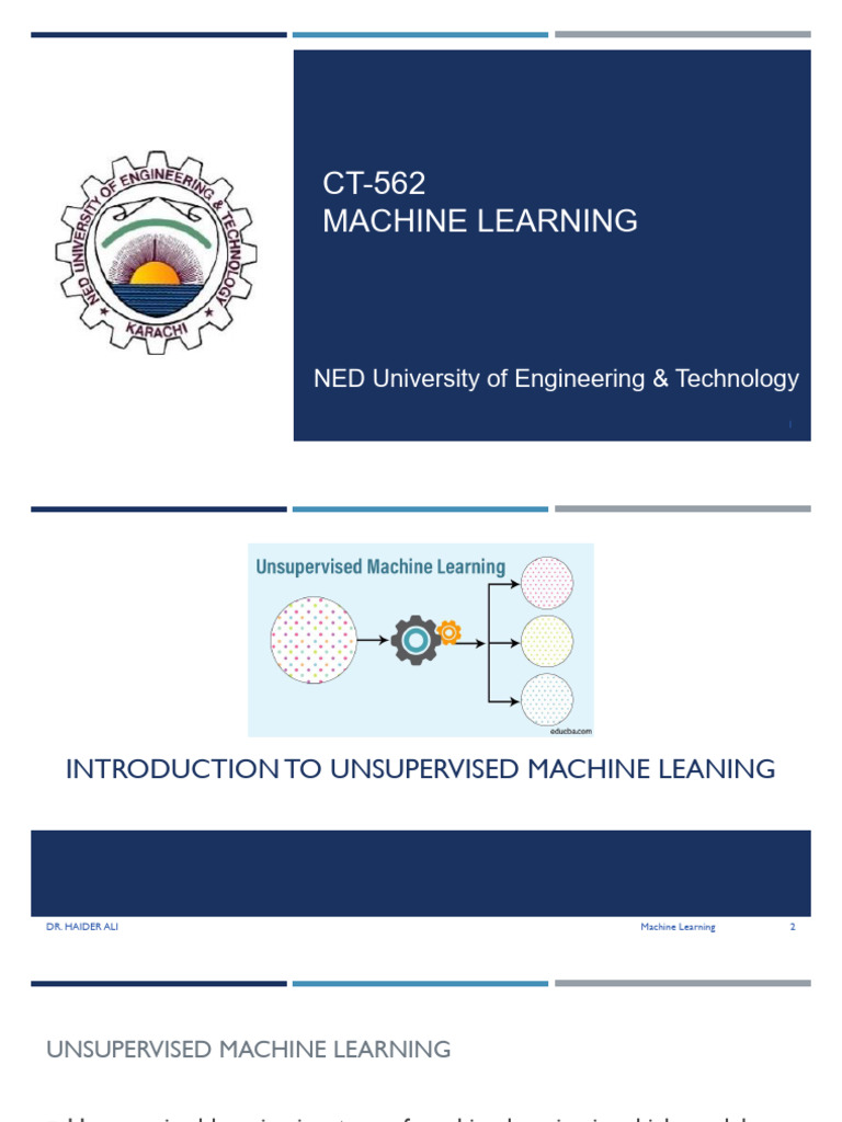 Ml Lecture#04 | PDF | Cluster Analysis | Machine Learning Ml Lecture#04 | PDF | Cluster Analysis | Machine Learning
