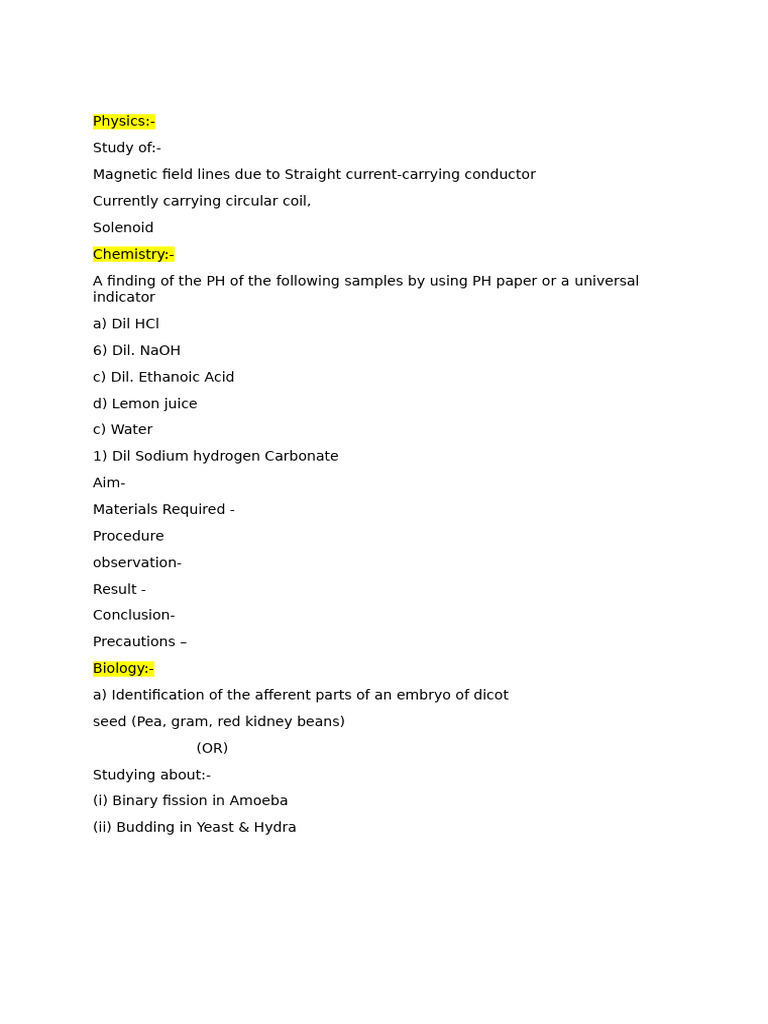 Science Project | PDF