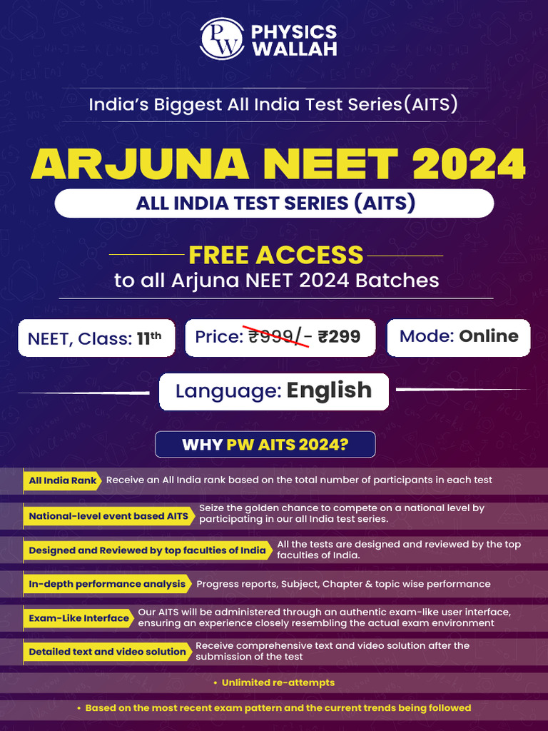 Arjuna NEET (11th) Final Planner - Rakesh Mahiya | PDF | Chemistry ...