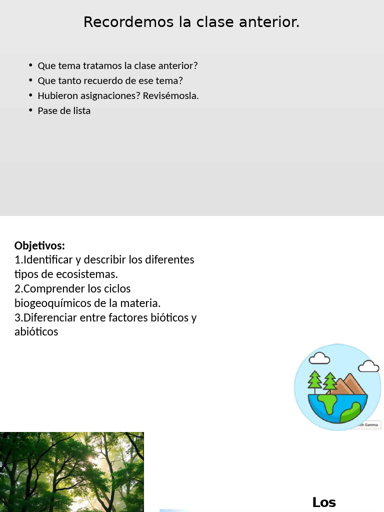 Clase 2 Ecosistemas | PDF | Ecosistema | Suelo