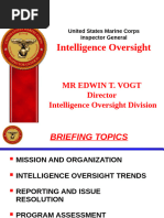 Marine Corps Intelligence Oversight Policy | PDF | Military ...